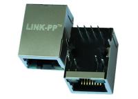 China ARJM11B3-811-JA-CW2 5G base-t Female 1X1 RJ45 Connector With LEDs for sale