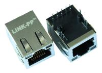 China ARJM11C7-811-AD-EW2 1 Port RJ45 Magjack Connector Through Hole 5G Base-T for sale