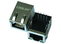 China ARJM11C7-811-AD-EW2 1 Port RJ45 Magjack Connector Through Hole 5G Base-T for sale