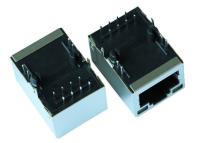 China ARJM11D7-811-JJ-ER2-T / ARJM11D7-811-JJ-ER4-T 1 Port RJ45 Ethernet Jack 5G Base-T for sale