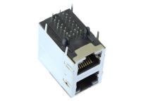 China Separated CT 10/100Base-T Rj45 2 ports Stacked With Leds ARJM21A1-A12-AB-CW2 for sale