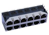 China ARJM26A1-811-NN-CW2 Rj45 Socket 2x6 Ethernet Connector With 5G Base - T for sale