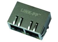 China ARJM12A1-811-AA-EW2 Multi - port  RJ45 Connector 1 X 2 Tab Down 5G Base - T for sale