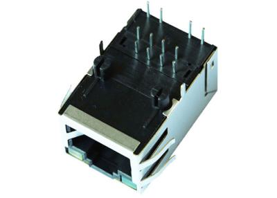 China ARJM11C7-811-AB-ER2-T 5G base-t Female 1X1 RJ45 Connector With LEDs for sale