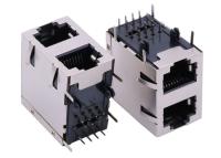 China LPJG17702-8CNL Stacked Modular Jacks RJ45 2x1 Integrated Transformer 0833-2X1T-33-F for sale