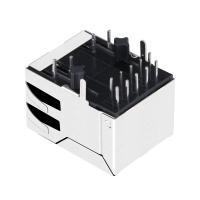 China RB1-125BHQ1A Rj45 Power Over Ethernet With Integrated Magnetics 10/100Base-TX for sale