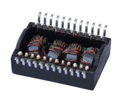 China Magnetic LAN 2.5G / 5G / 10G Transformer Modules SMD LP5016ANL Black Color for sale