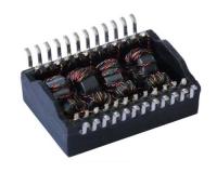 China Magnetic LAN 2.5G / 5G / 10G Transformer Modules SMD LP5016ANL Black Color for sale