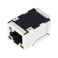 China LPJ19201BGNL Surface Mount 1x Rj45 Tab-Up W/ LEDs ,10/100Base-T Ethernet for sale