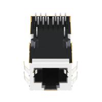 China AM-039 Ian Transformer 1000 Baset Right Angle RJ45 Connector LPJK6071CNL for sale