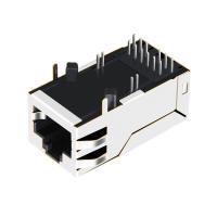 China AM-039 Ian Transformer 1000 Baset Right Angle RJ45 Connector LPJK6071CNL for sale