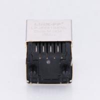 China LPJE681BENL Female Vertical Modular Jacks RJ45 8P8C Top Entry Socket HY-5224 for sale