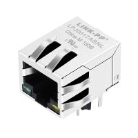 China LPJ0017ABNL Cross RJ45 Single Port CJCS88HG1Y8 1x10/100 BASE-TX Filter Connector for sale