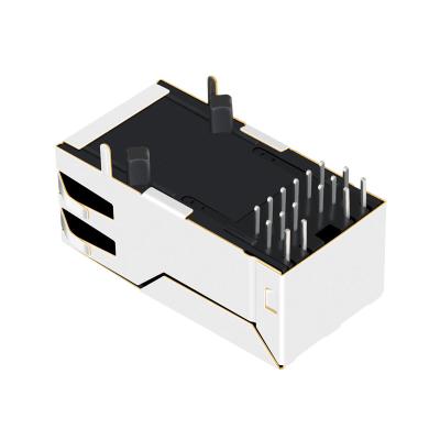 China JT7-1119NL 1x1 10GBASE-T RJ45 Connector with 90W 4-Pair PoE for sale
