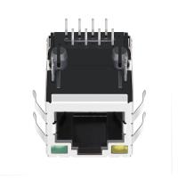China 5-6605704-9 Magnetic RJ45 Jack 10 / 100Base-T Magnetic LPJ16054ADNL for sale