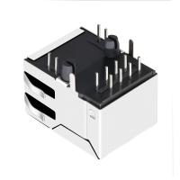 China 5-6605704-9 Magnetic RJ45 Jack 10 / 100Base-T Magnetic LPJ16054ADNL for sale
