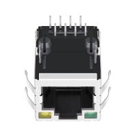 China LPJ16264A28NL Cross 5-6605578-1 RJ45 Transformer 1 x 10/100 Mbit Ethernet for sale