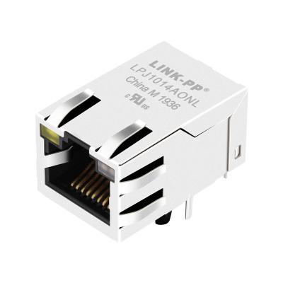 China 47F-1216DYD2NL RJ45 With Integrated Magnetics LPJ1014AONL Telecommunications for sale