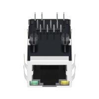 China LPJ1026AGNL Magnetic RJ45 Jack 10/100 BaseT Ethernet Socket LED Indicator for sale