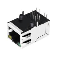 China 1X1 Single Socket RJ45 Jack With Trans HR871113C | LPJ1154ABNL for sale