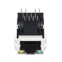 China 1X1 Single Socket RJ45 Jack With Trans HR871113C | LPJ1154ABNL for sale