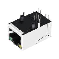 China 74990101212 , 25.4mm Length RJ45 Single Port Magnetic Jack LPJ6014BGNL for sale