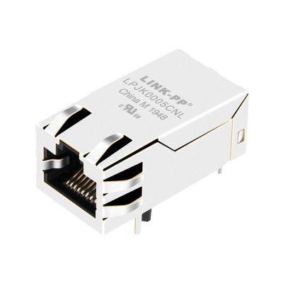 China L816-1X1T-06-F RJ45 Modular Jack 10/100 Base -T Integrated Magnetic LPJK0005CNL for sale