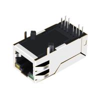 China RJ45 With Integrated Magnetics SI-53019-F Connector 10/100BT for sale