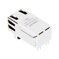 China LPJK0036AWNL Right Angle Rj45 Modular Jack Replace Low Profile 0826-1G1T-43-F for sale