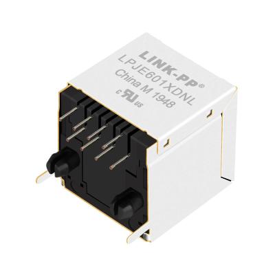 China A00-108-622-450 Shielded RJ45 Top Entry 8P8C Modular Jack 30u Gold for sale