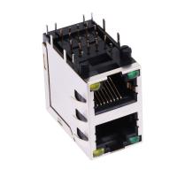 China LPJ17410AHNL 10/100Base-T Ethernet 2X1 Ports Stacked RJ45 for sale