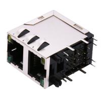 China LPJ17410AHNL 10/100Base-T Ethernet 2X1 Ports Stacked RJ45 for sale