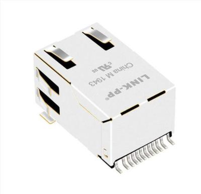 China ARJE-0034 Surface Mount Rj45 Connector 10/100Base-T Female PCb Jack for sale