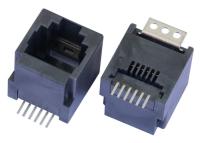 China E5288-006-02-L Unshielded Top Entry RJ45 Modular Jack Surface Mount for sale