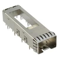 China Through Hole 2007194-2 Position SFP+ Cage Connector Solder for sale
