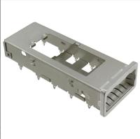China 1551891-1 Position ZQSFP+ Cage Connector Press-Fit Through Hole, R/A for sale