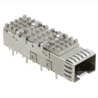 China 2007464-1 SFP+ Cage Assembly With Heat Sink Press-Fit Through Hole for sale