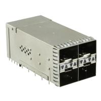 China 2198325-6 80 (20 x 4) Position zSFP+ Receptacle with Cage, Ganged (2x2) Connector for sale