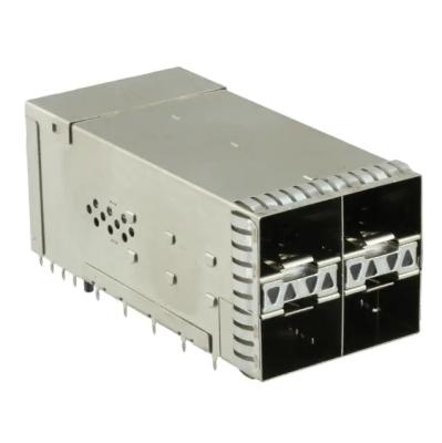 China 2198325-6 80 (20 x 4) Position zSFP+ Receptacle with Cage, Ganged (2x2) Connector for sale