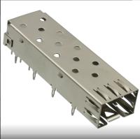 China 2227302-1 4Gb/S SFP Cage Single Piece Press-Fit Connector for sale