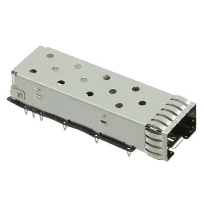 China 2274001-1 zSFP+ 1x1 Cage Assembly Press-Fit with EMI Springs for sale