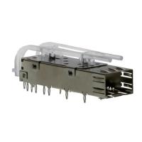 China 1367629-2 Position SFP Cage Connector Press-Fit Through Hole Right Angle for sale