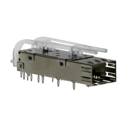 China 1367629-2 Position SFP Cage Connector Press-Fit Through Hole Right Angle for sale