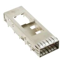 China 1888617-1 Single Port QSFP+ Cage with Internal/External EMI Springs for sale