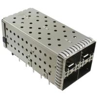 China RCPT W/CAGE 2X2 80P RA 2007637-5 CONN SFP+ Optical Transceivers for sale