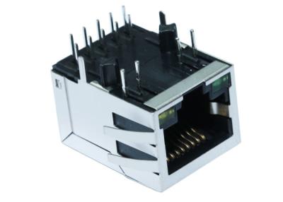 China CAT 3 E5J88-19LJP3-L RJ45 Single Port Jack Modular Connector for sale