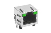 China 90° Angle E5J88-24LJ25-L 8p8c RJ45 Ethernet Connector for sale