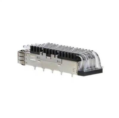 China 4-2170705-5 ZQSFP+ EMI Through Hole Cage Connector for sale