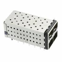 China Ethernet Ganged 2x2 SFP+ Cage Connector 2007417-5 for sale