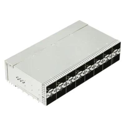 China LC Duplex Ganged 2x8 SFP+Cage Connector 1-2198346-9 for sale